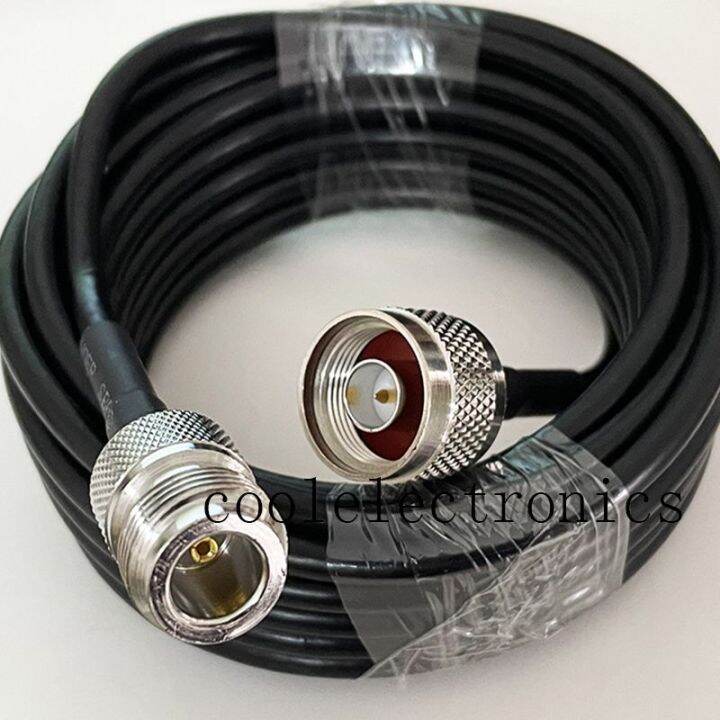 N Male to N female Connector RF Coaxial Coax RG58 50-3 Wires Cable 50cm 1/2/3/5m 10m 15M 20M 30M ...