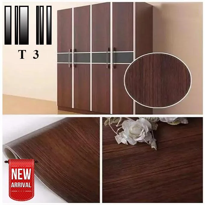 T3 pvc Self adhesive Waterproof Wallpaper 10m x 45cm | Lazada PH