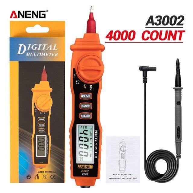 A3002 Digital Pen Multimeter 4000 Counts Pen Type With Non Contact Acv ...
