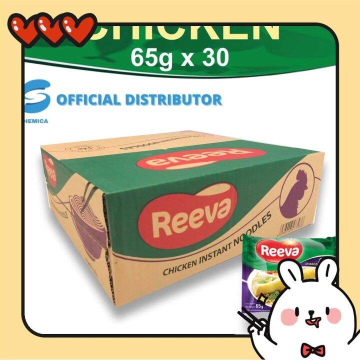 Reeva Chicken Instant Noodles 65g (30 pouch) | Lazada PH