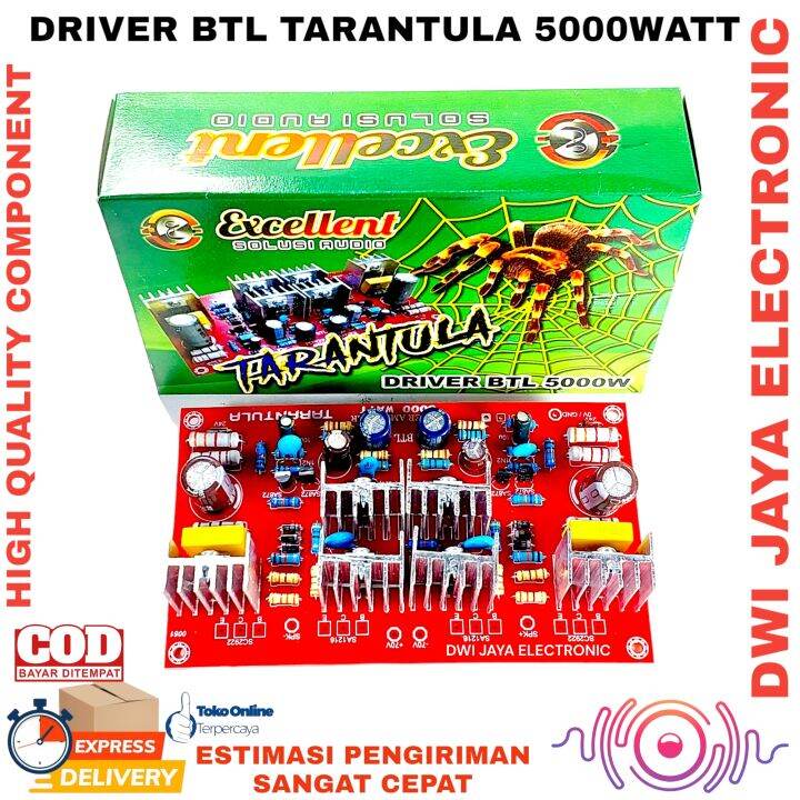 KIT DRIVER Amplifier BTL POWER TARANTULA 5000WATT GLERR | Lazada Indonesia