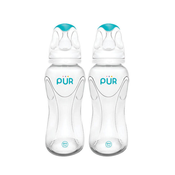 Pur 8oz Advanced Plus Slimneck Feeding Bottle (BUY 1 TAKE 1) (100% Anti ...