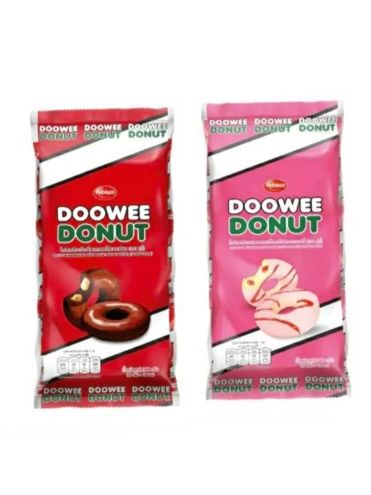 ขนมโดนัท ตราRebisco Dowee Donut 29กรัมx12ชิ้น | Lazada.co.th