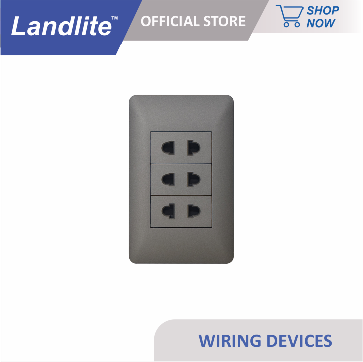 Landlite Wiring Devices LWD-ORFPL-3G-GRY | Lazada PH