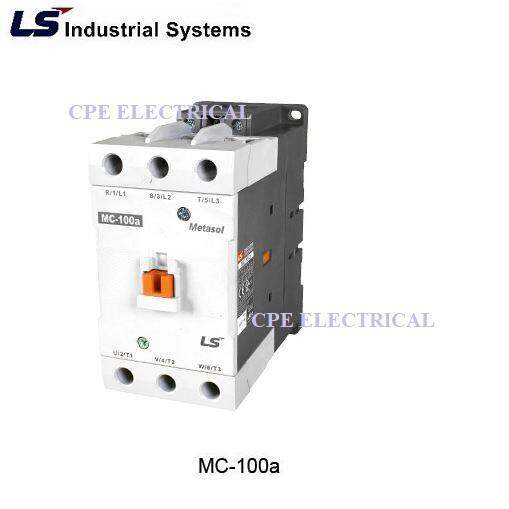 LS MC-100a AC3 100A 3 Pole Magnetic Contactor | Lazada