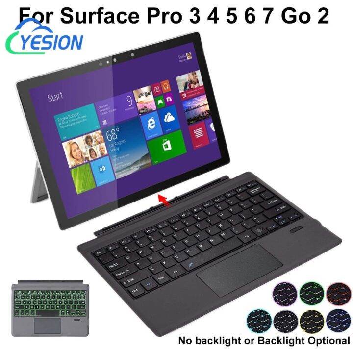 Surface Pro Wireless Bluetooth Keyboard For Microsoft Surface Go 1 2 Pro 3 4 5 6 7 8 9 X Ultra