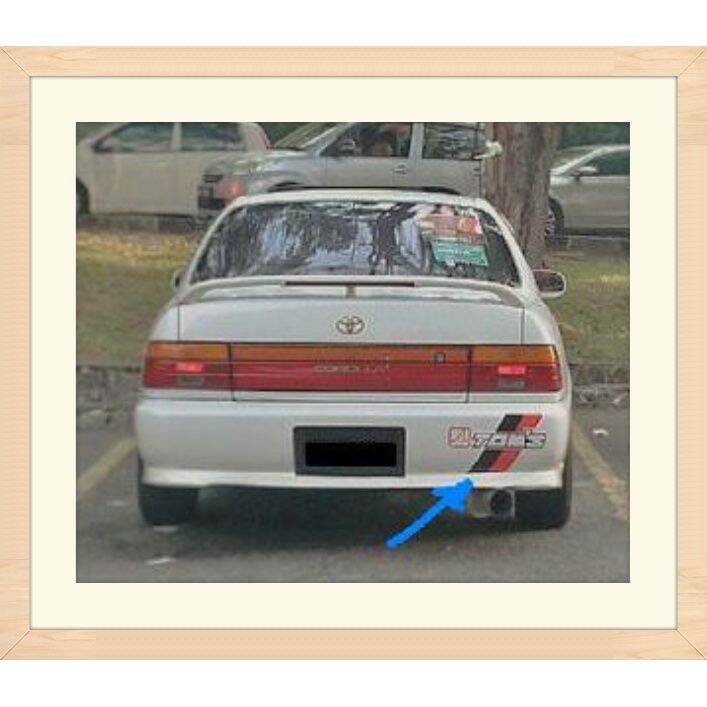 CARS STICKER TOYOTA AE101 AE111 AE92 SEG COROLLA TOMS BUMPER TOM'S ...