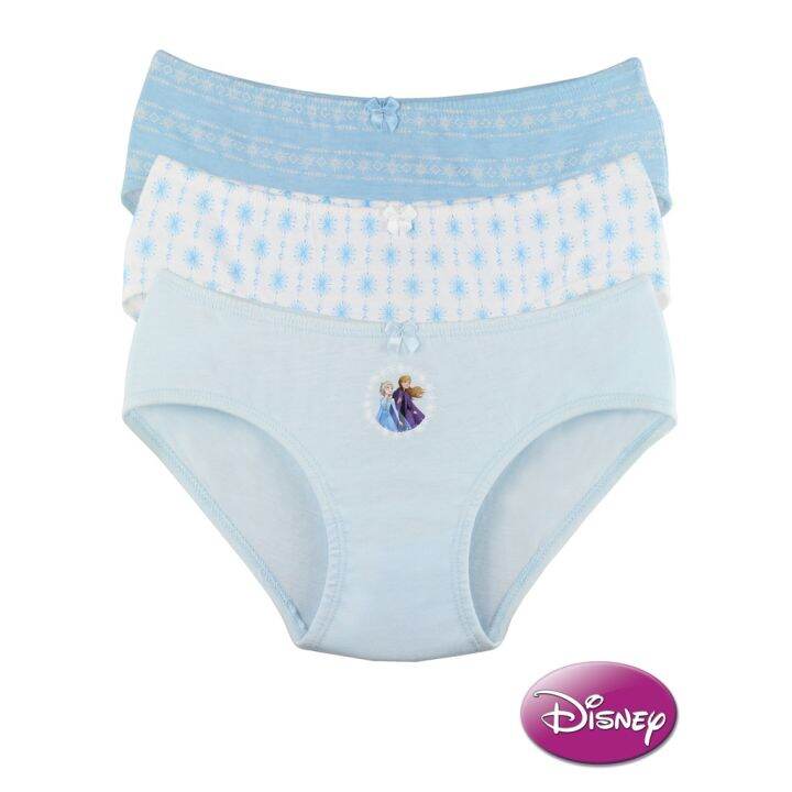 ♥Disney Princess Frozen 3-in-1 Pack Bikini Panty with Lining Kids ...