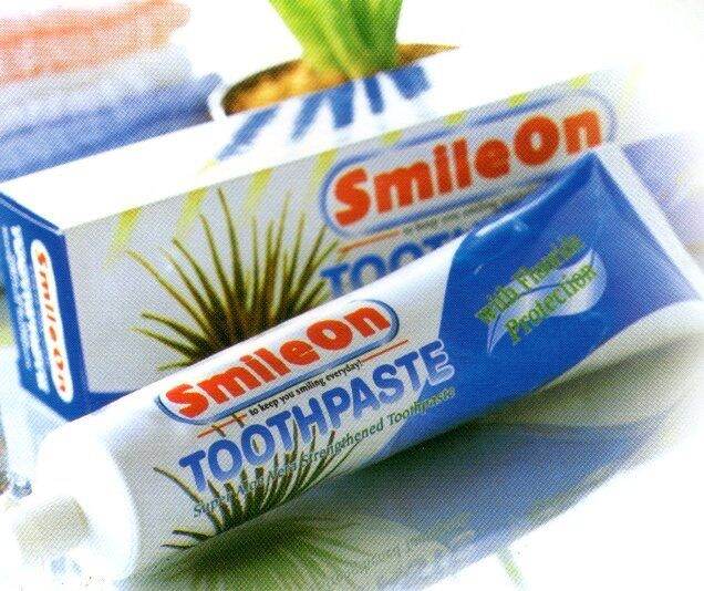🦷ยาสีฟัน สไมล์ ออน ยาสีฟันสมุนไพรผสมว่านหางจระเข้ Smile On Toothpaste ...