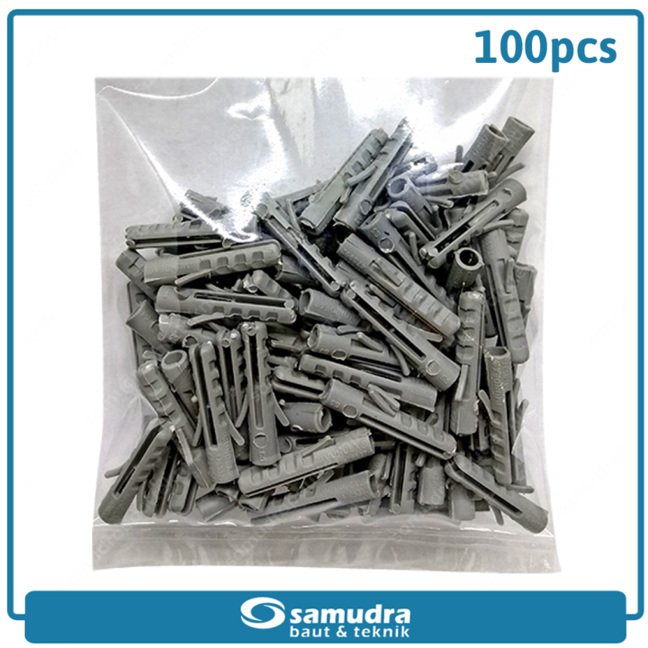 Angkur Tembok S5 100 pcs Skrup Beton Lubang Dinding Baut Bata Ringan ...