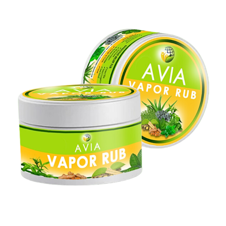 Geezmo AVIA Vapor Rub For Pain Relief, Headache, Body Pain, Colds ...