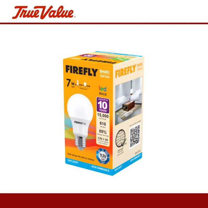 Firefly Daylight LED Bulb EBI107DL, 7 Watts | Lazada PH