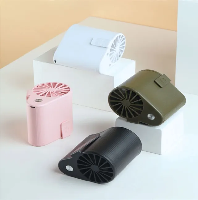 Wearable Waist-Mounted Portable Cooling Mini Fan 1200mAh | Lazada PH