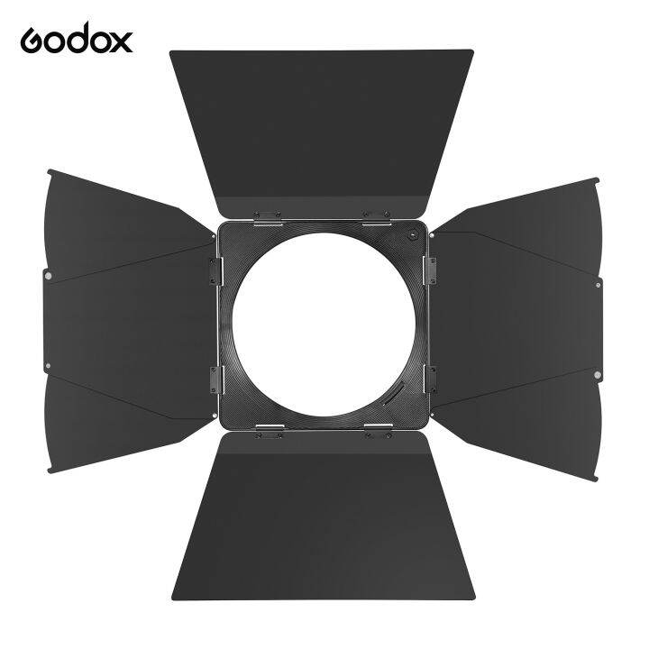 Godox LB-01 8 Inch LED Video Light Modifier Barn Door with Bowens Mount ...