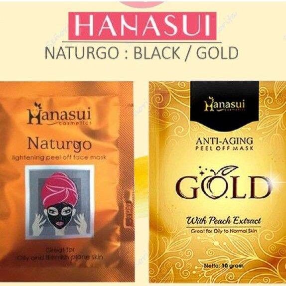 HANASUI NATURGO MASKER BLACK MASK LUMPUR HITAM | MASKER GOLD HANASUI ...