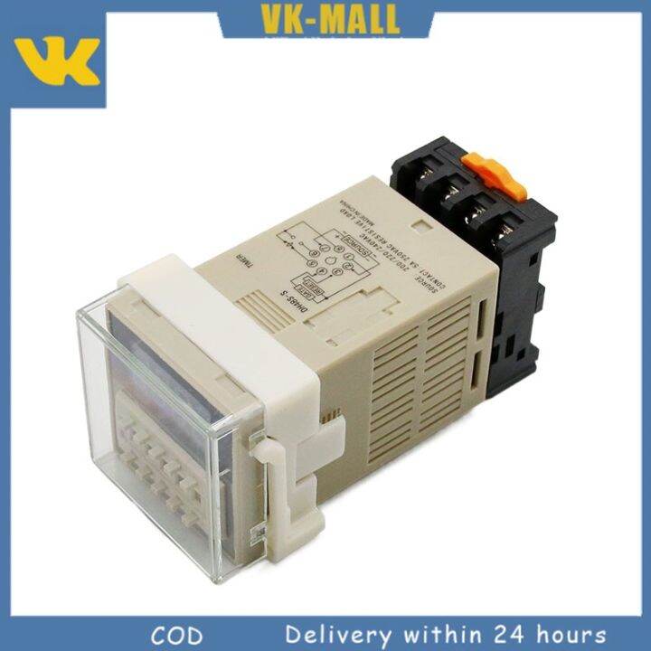 digital readout Programmable Timer Relay Switch DH48S-S 0.1S-99H AC/DC 12V 24V 36V 110V 220V ...
