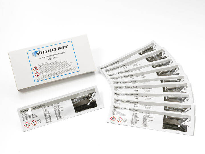 Videojet Electronics Cleaning Pre-Saturated Swabs Printer Head ...