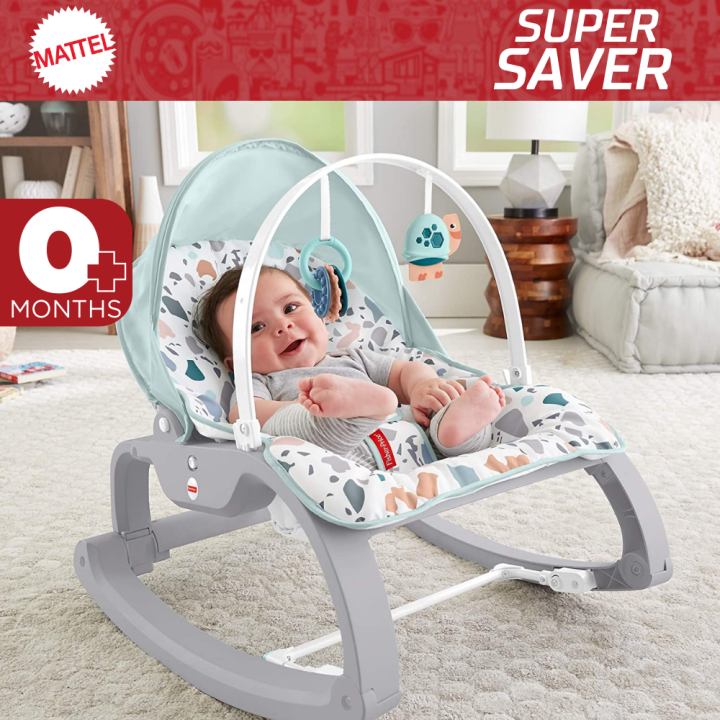 Guaranteed Authentic Fisher Price Deluxe Infant to Toddler Rocker ...
