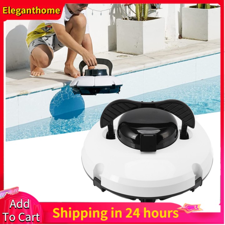 Smart Cordless Robotic Pool Cleaner IPX8 Automatic Pool Vacuum Cleaner ...