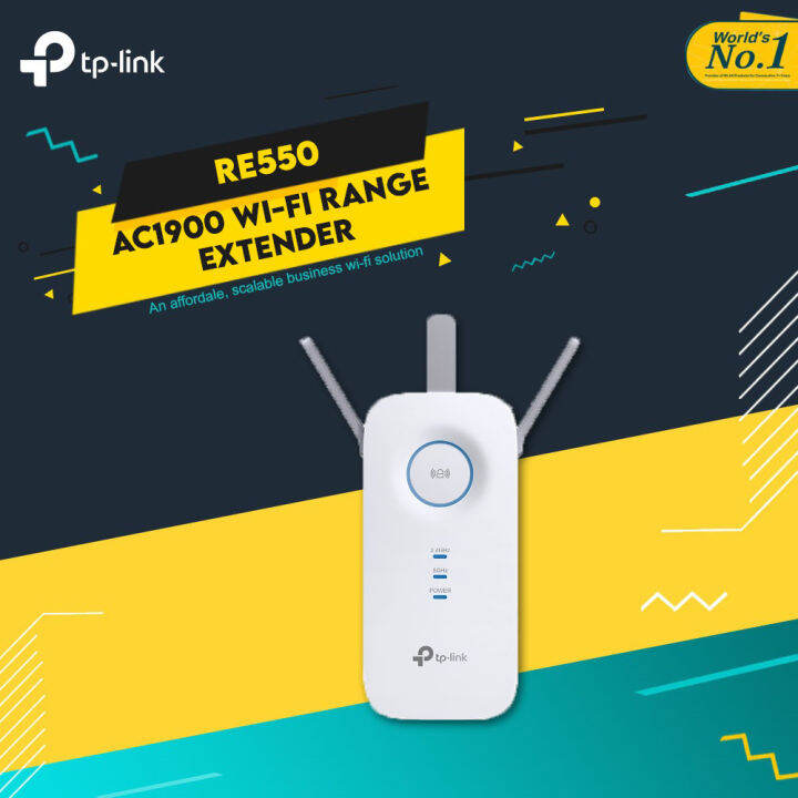 tp-link RE550 AC1900 Wi-Fi Range Extender | Network Expansion | Range ...