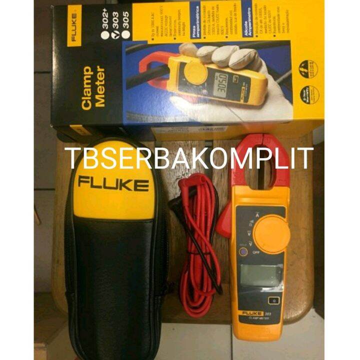 Fluke 303 Digital Clamp Ampere Meters 600A Tang Amper Meter 600 Ampere ...
