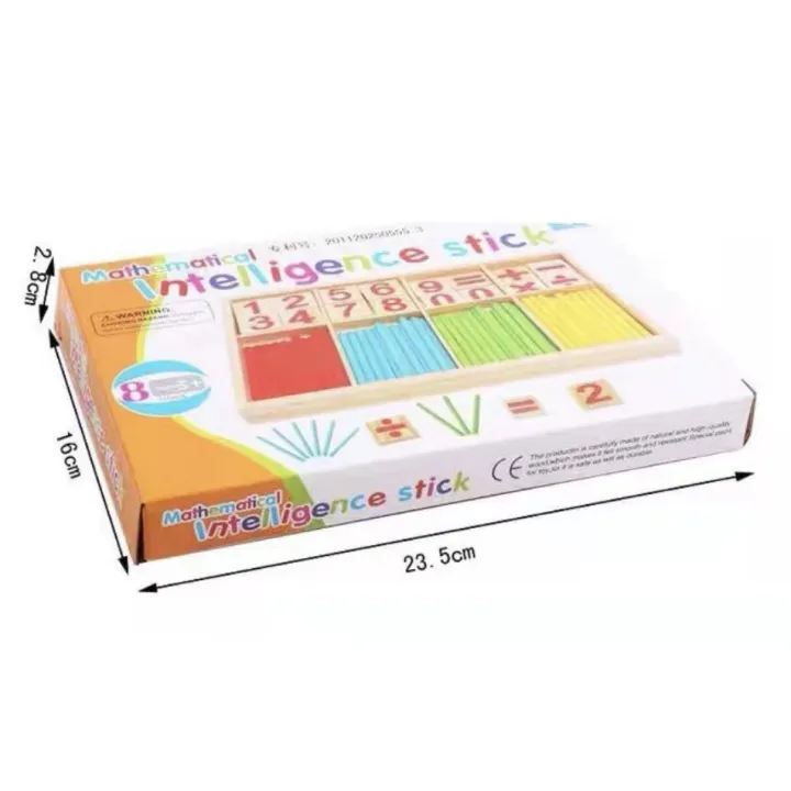 COUNTING STICK FOR KIDS WITH NUMBERS AND COLORS | Lazada PH