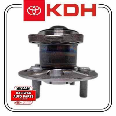 HUB SUB AXLE HUB AND BEARING REAR WITHOUT ABS TOYOTA VIOS 2007-2014 ...