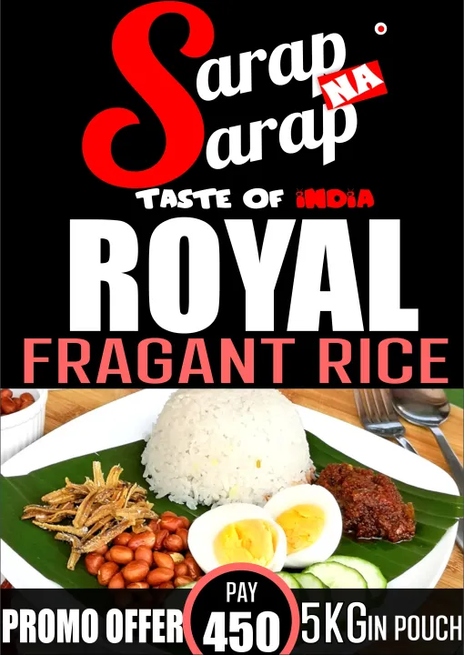 SARAP NA SARAP ROYAL FRAGRANT RICE 5KG | Lazada PH