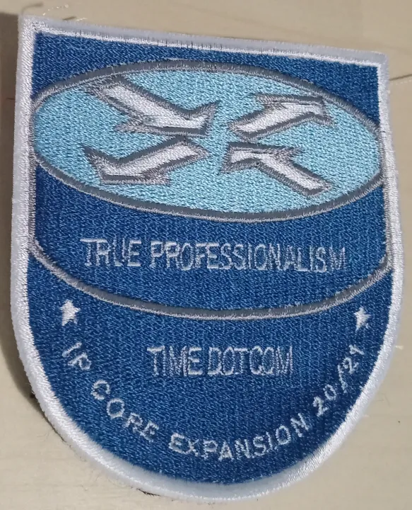 Embroidery Time Dot Com logo in 3D Patch /Original /3D | Lazada