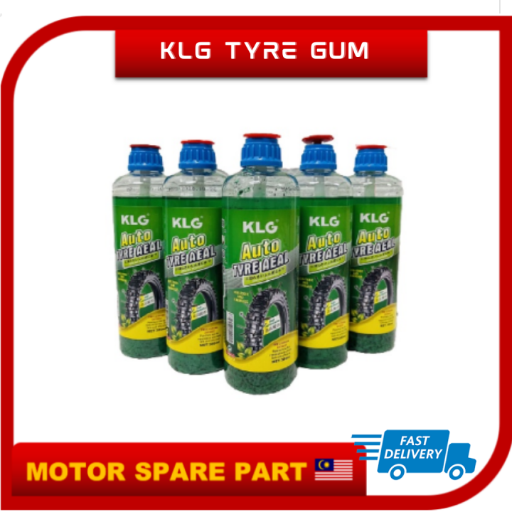 KLG TAYAR GUM 380ML TIRE TUBELESS GUM AUTO REPAIR GUM SET TYRE GUM UBAT ...