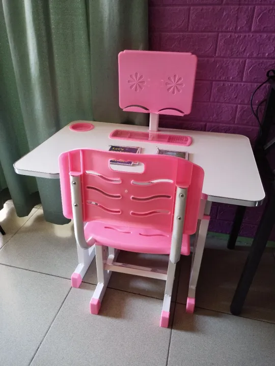 Study Table and Chair For Kids Ergonomic Adjustable Kids Study Desk ...