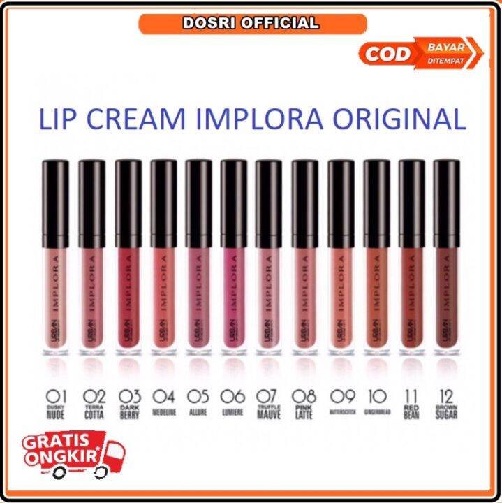 [NEW] IMPLORA LIP CREAM ORIGINAL | Lazada Indonesia