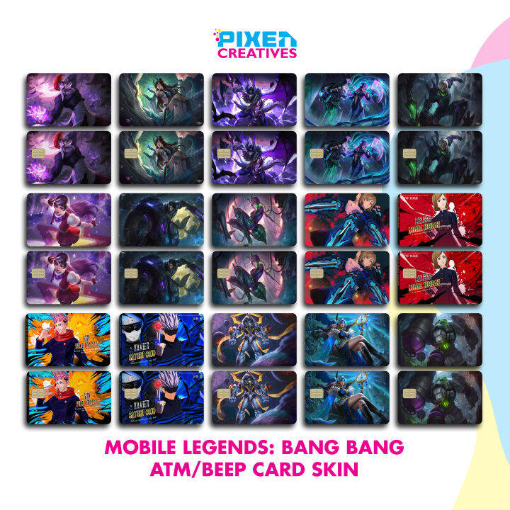Mobile Legends Bang Bang Vinyl Debit ATM BEEP Card Skin Stickers ...