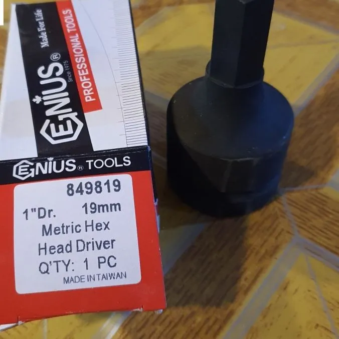 Socket Metric hex head driver 1" x 19mm | Lazada Indonesia