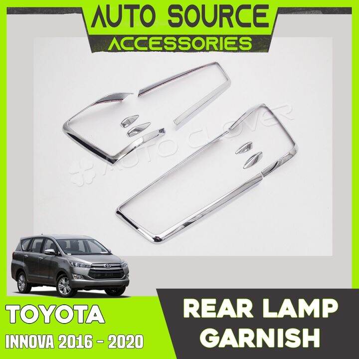 Toyota Innova Rear Lamp Garnish Chrome 2016 2017 2018 2019 2020 2021 ...