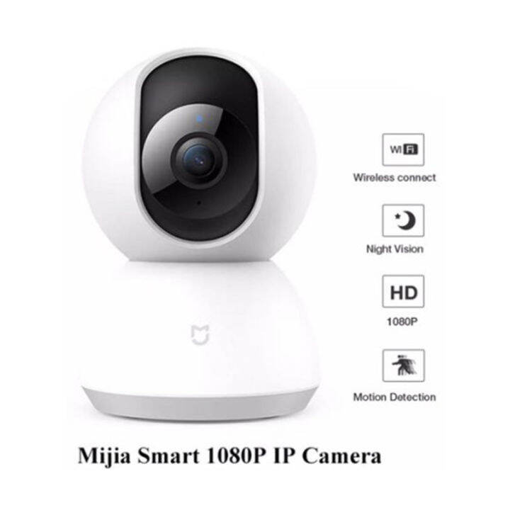 Diskon 5.5 XIAOMI MIJIA 720P IP SMART CAMERA 360 WIFI PANTILT VERSION ...