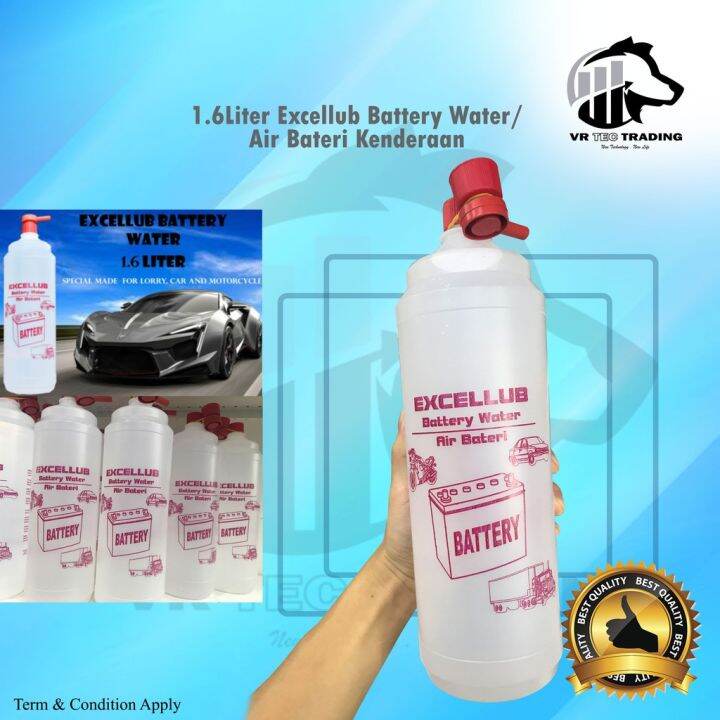 Ready Stock 1.6Liter Excellub Battery Water/Air Bateri Kenderaan | Lazada