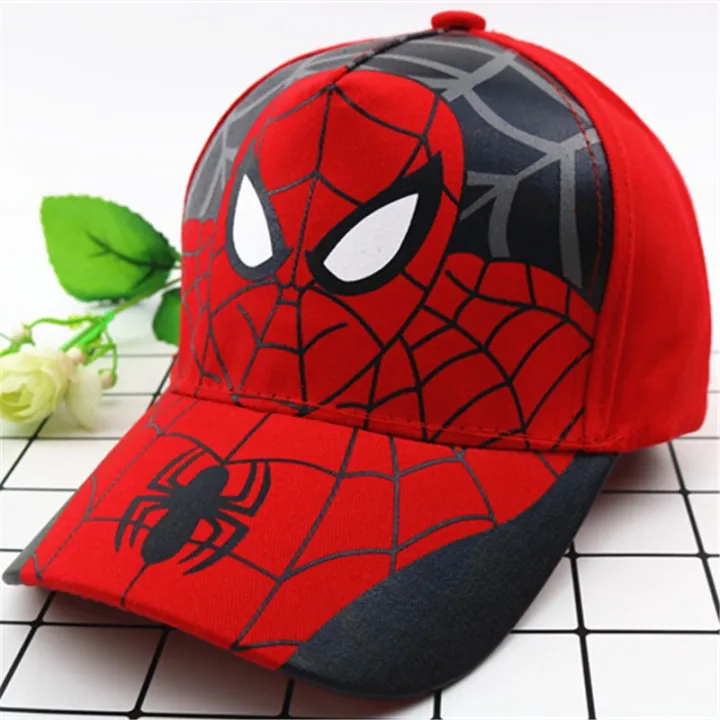 Marvel Spiderman Baseball Cap Embroidery Cotton Hip Hop Hat for Kids ...