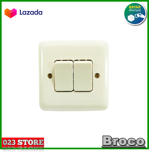 SAKLAR TANAM BROCO SERI 2/SAKLAR LAMPU | Lazada Indonesia