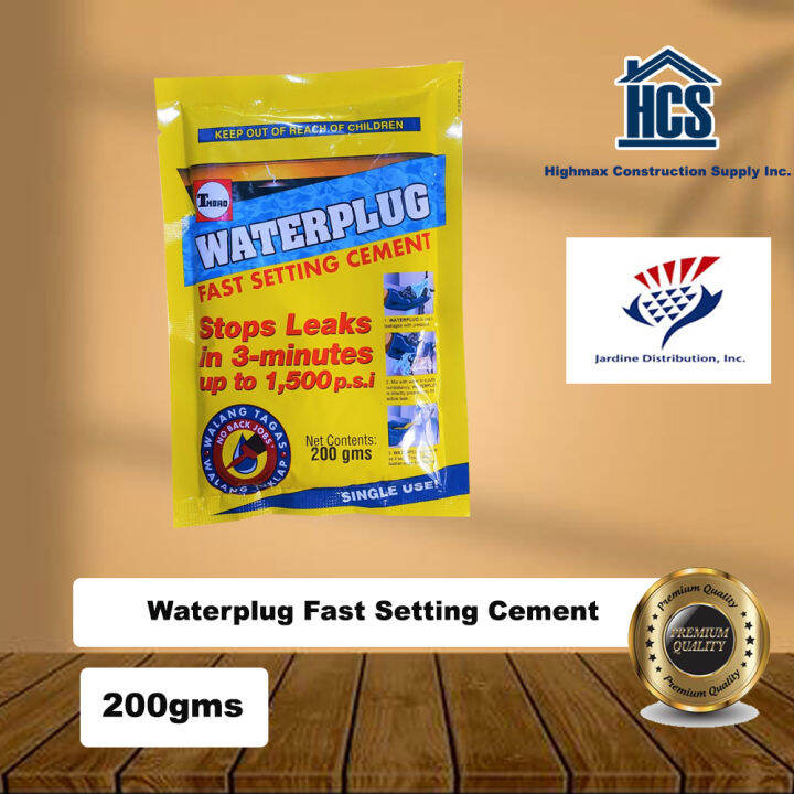 JARDINE Thoro Waterplug Fast Setting Cement - 200gms | Lazada PH