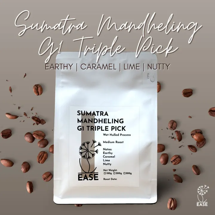 Sumatra Mandheling G1 Triple Pick 200g, 100% Roasted Arabica Coffee ...