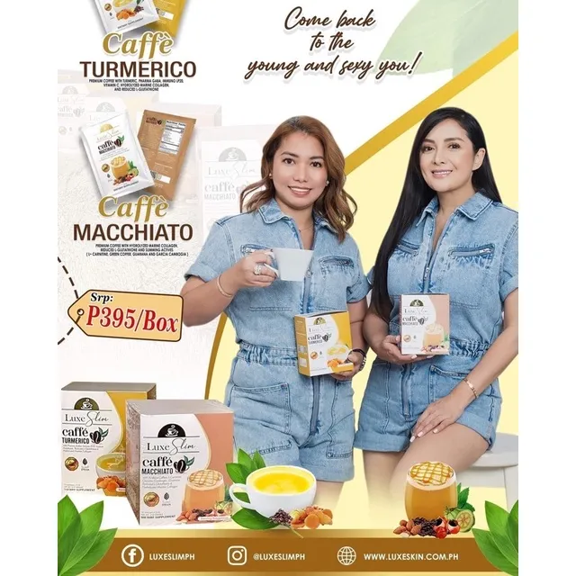 Philippine spot COD Luxe Slim Coffee Caffe Macchiato Turmerico by Anna ...