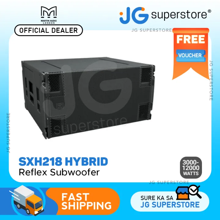 Martin Audio SXH218 2 x 18" 12000W/3000W High-Output Passive Hybrid ...