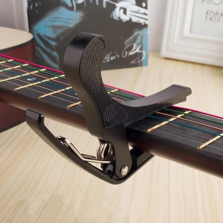 Guitar Capo Kapo Gitar Bass Akustik Elektrik Ukulele Desain Plastik ...