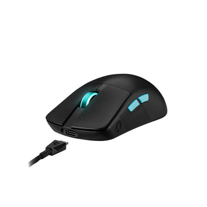 The ultra-lightweight ROG Harpe Ace Aim Lab Edition is a 54-gram ...
