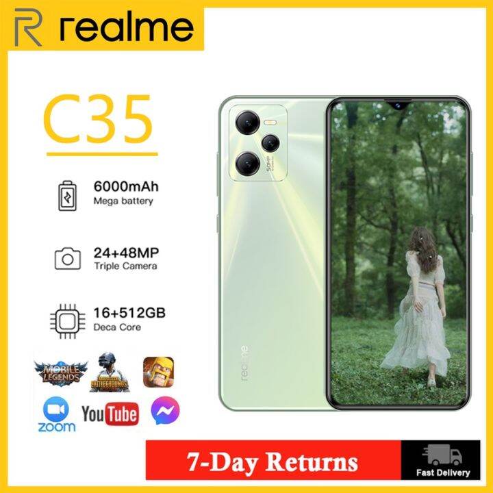 Realme C35 Original Smart phone AI Triple Camera 5000mAh Massive ...