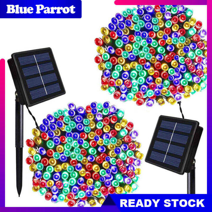22m 200 LEDs Outdoor Solar String Light With Solar Panel IP65 ...