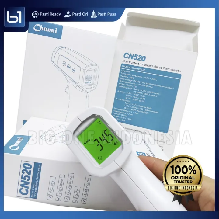 Termometer Digital Infrared, Termometer Gun Garansi, Non Contact ...