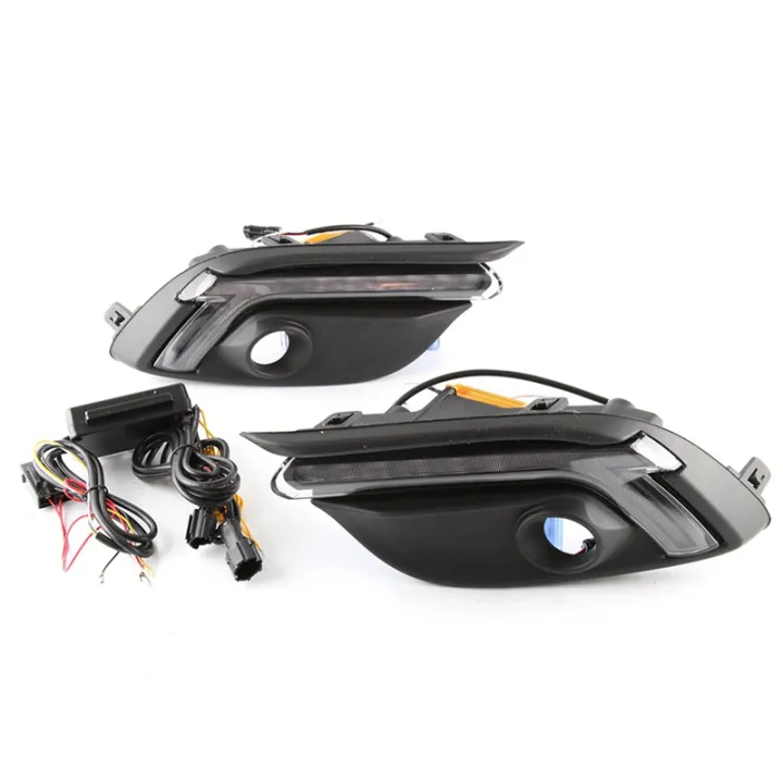 DRL LED Daytime Running Light Lamp with Yellow Turn Signal Light for Mazda 3/Axela 2017-2019 ...
