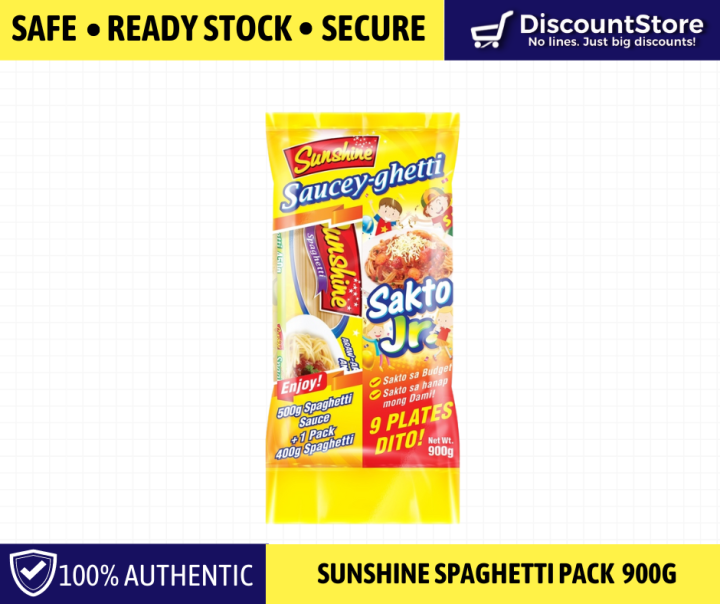Sunshine Spaghetti Pasta and Sauce 900g | Lazada PH